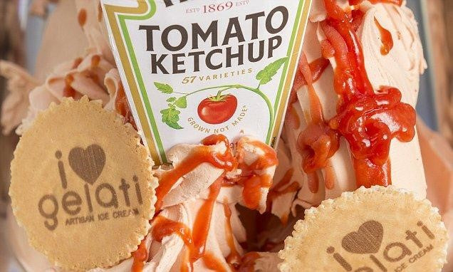 Guess Which Celeb Likes Ketchup Flavored Ice Cream? – Cristalina Swimwear